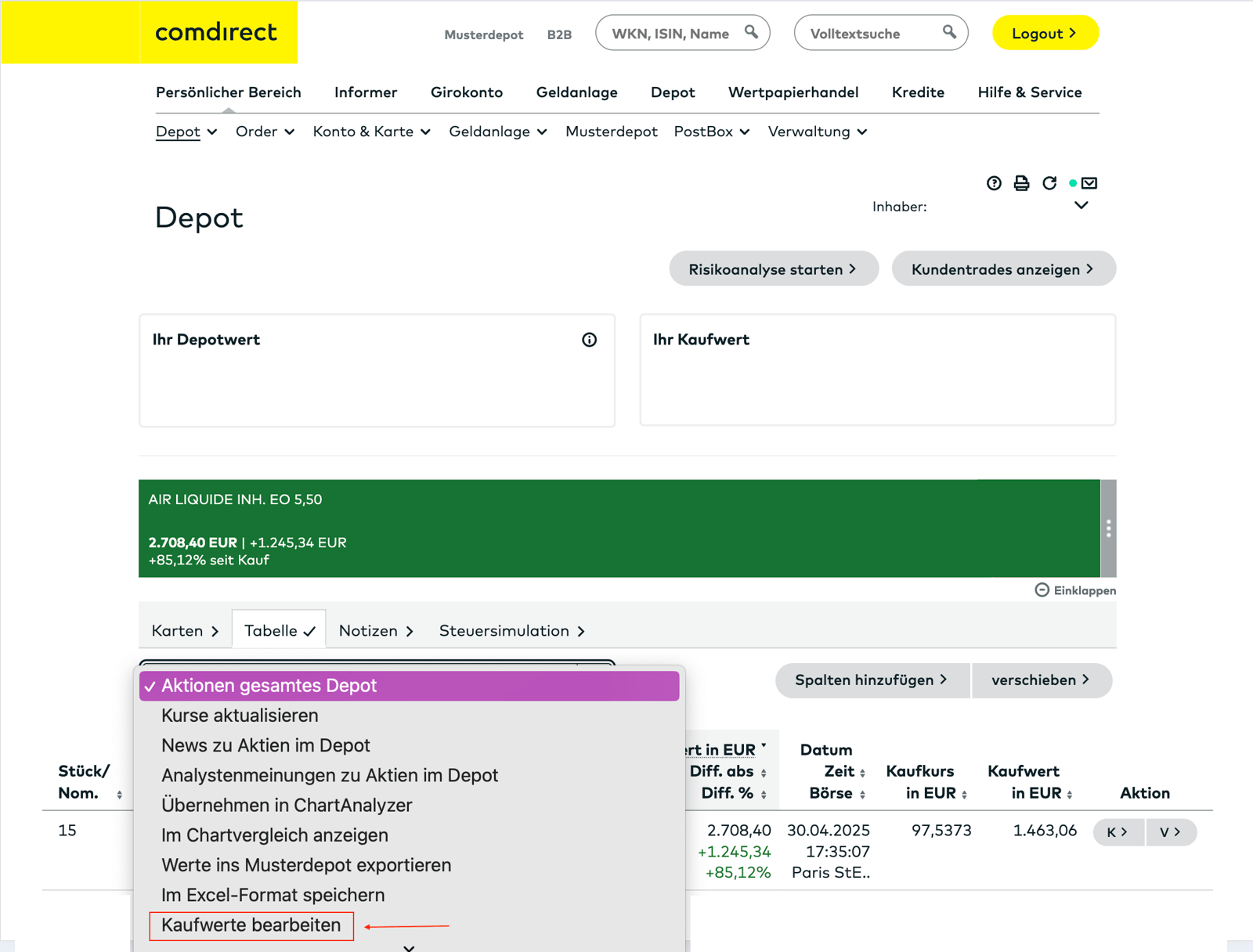 comdirect Depotübertrag: So funktioniert’s Schritt für Schritt ...