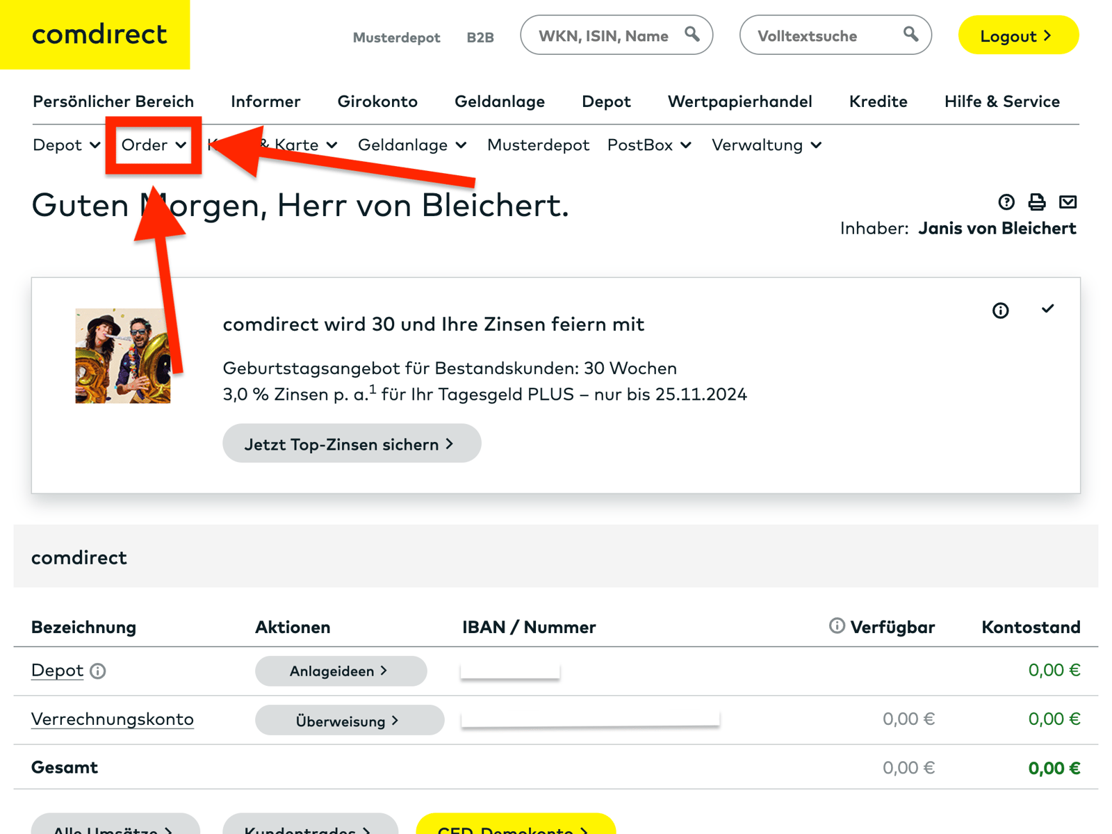 Comdirect Depot Anleitung: Konto eröffnen, Depot übertragen, Sparplan ...