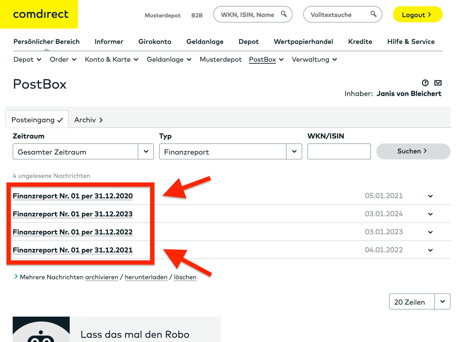 Comdirect Depot Anleitung: Konto eröffnen, Depot übertragen, Sparplan ...