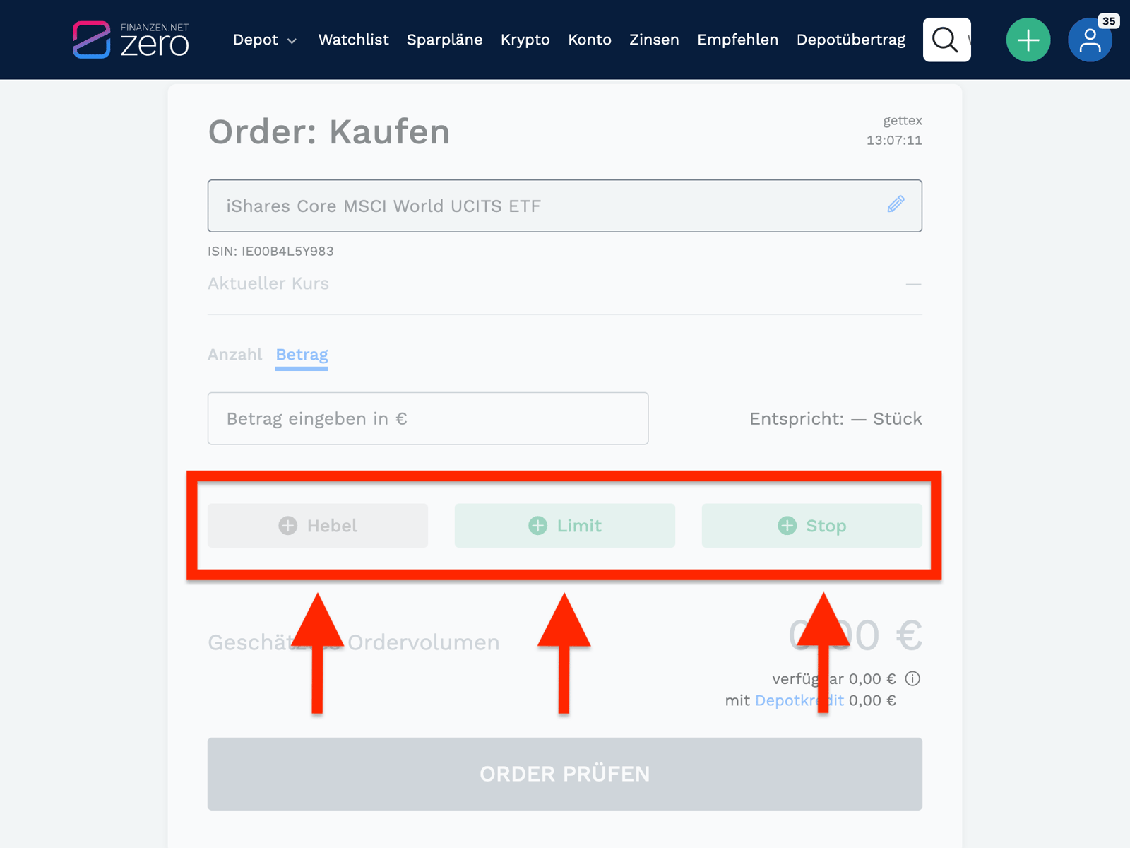 finanzen.net zero Anleitung: Konto eröffnen, Depot übertragen, Sparplan ...