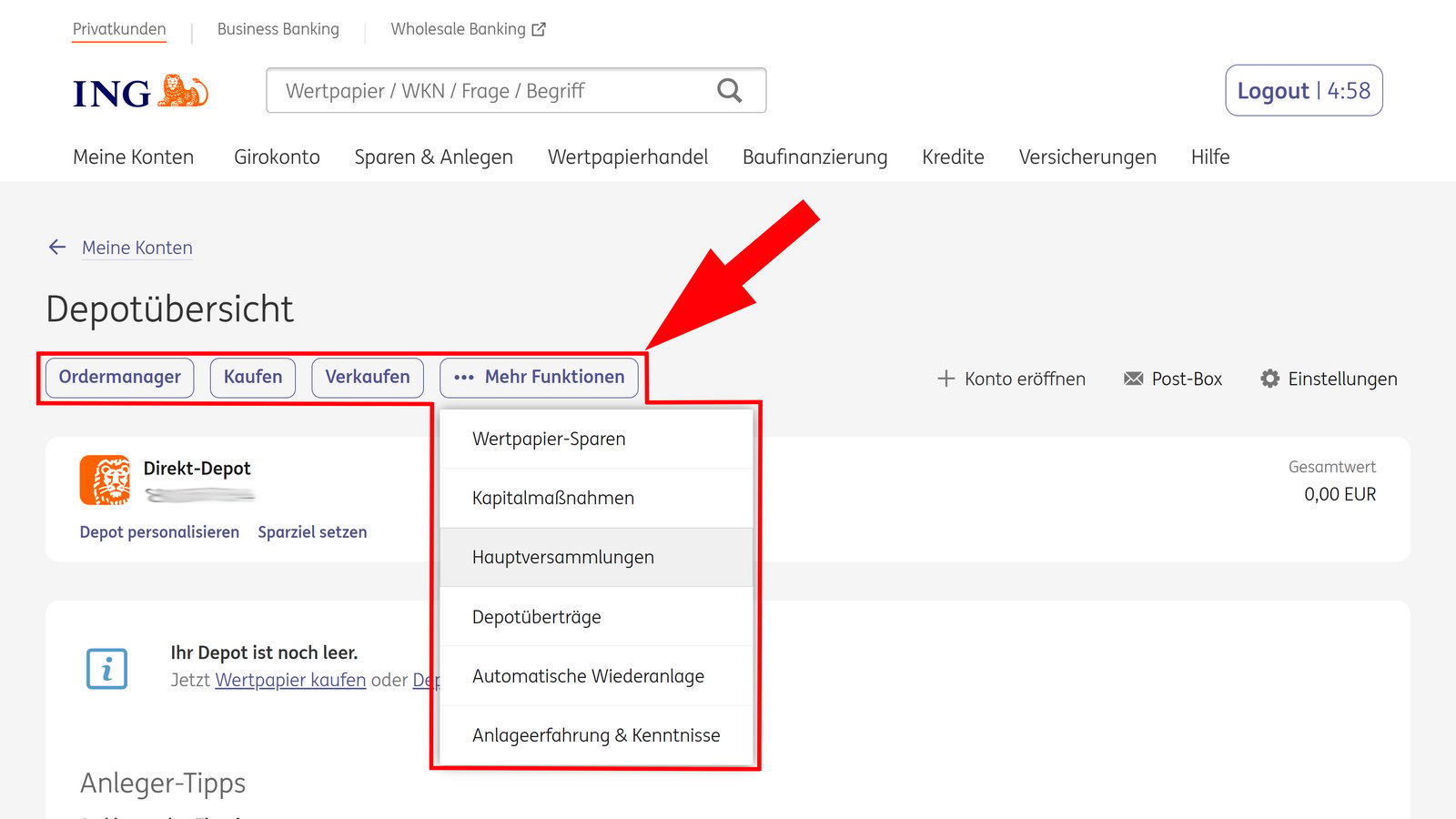 ING Depot Test: Wertpapier-Sparen schon ab 1 € – doch was kann das ...