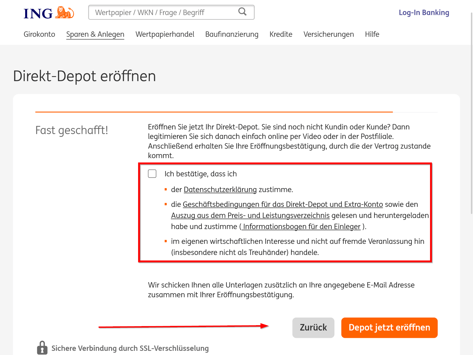 ING Depot Anleitung: Konto eröffnen, Depot übertragen, Sparplan ...